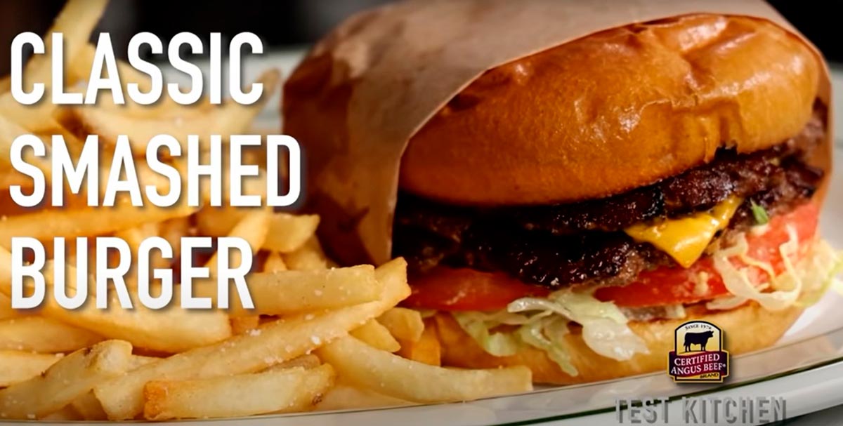 Classic Smash Burger Recipe - video Fast Food
