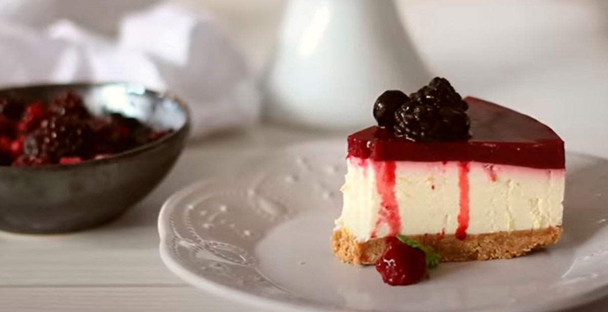 No Bake Cheesecake Recipe - video Fast Food