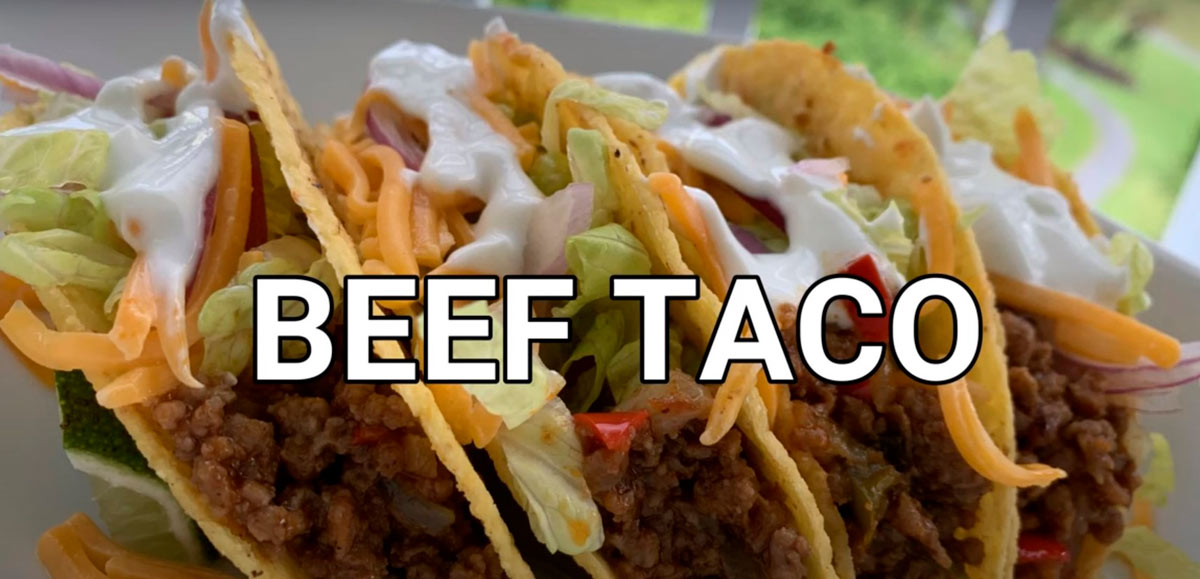 How To Make Beef Tacos - video Fast Food