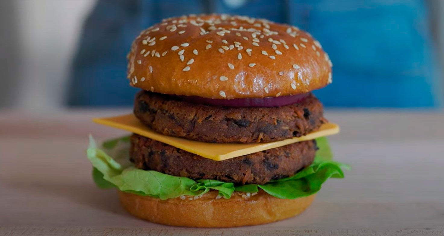 Delicious Veggie Burger Recipe - video Fast Food