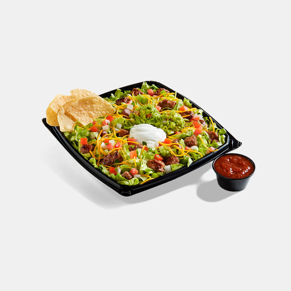 Taco Salad with Carne Asada Steak (nutrition info, ingredients, allergen info) - Del Taco menus