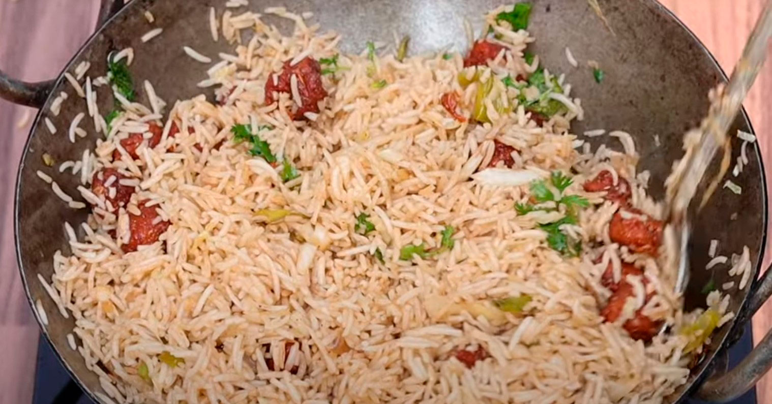 Tasty Soya Fried Rice Recipe - video Fast Food